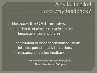 The Quality Assessment System (QAS) | PPT