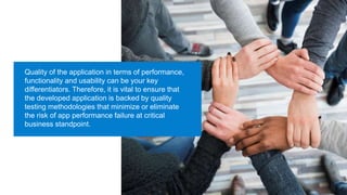 The quality assurance checklist for progressive testing | PPTX