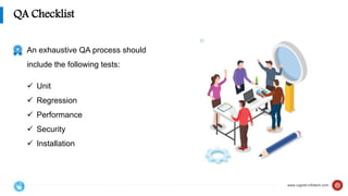 The quality assurance checklist for progressive testing | PPTX