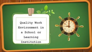 The Quality Work Environment The Fraction of Flow in Supervision.pptx