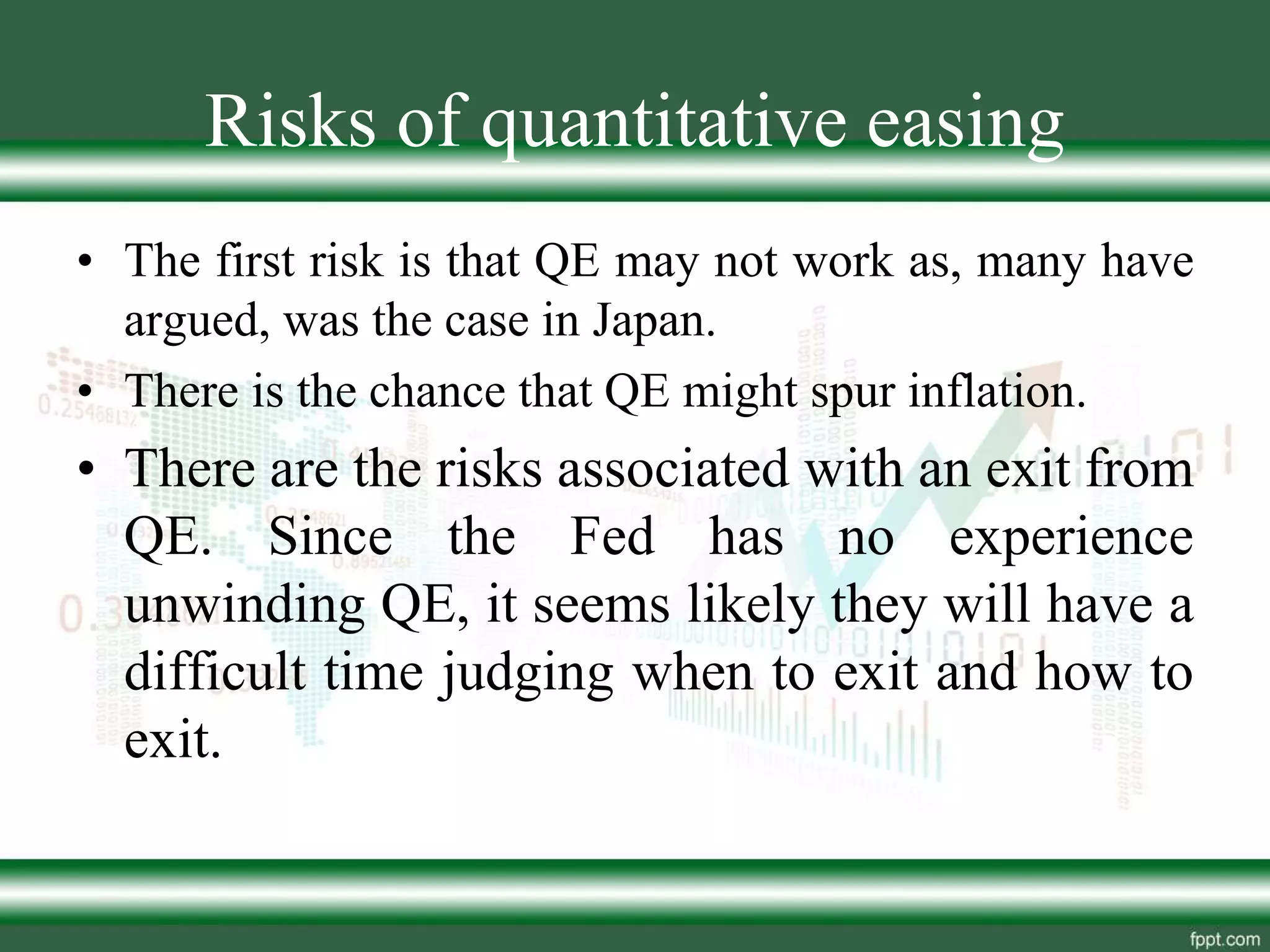 The quantitative easing | PPTX