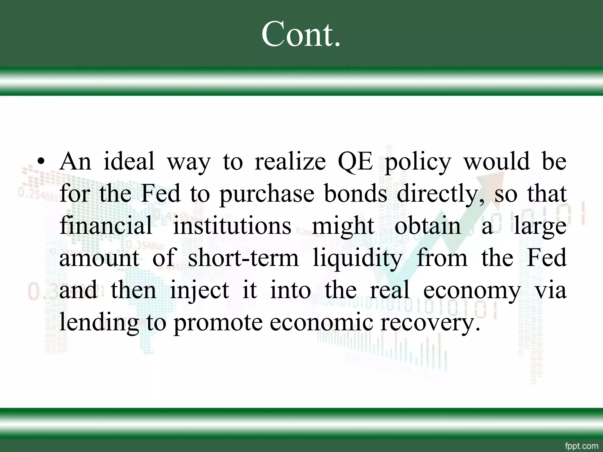 The quantitative easing | PPTX
