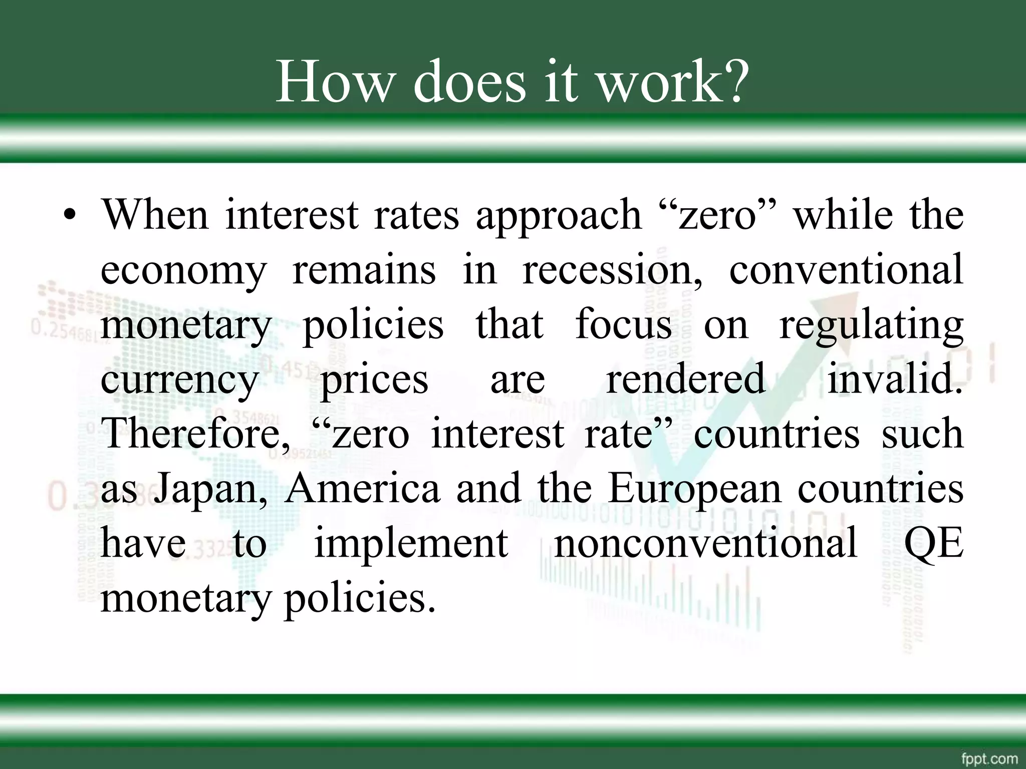 The quantitative easing | PPT