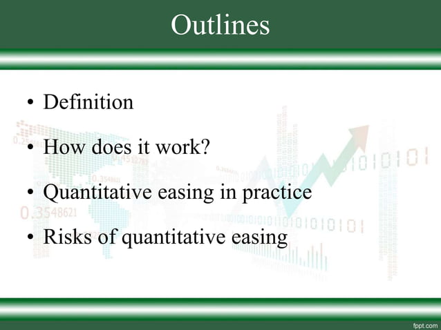 The quantitative easing | PPT