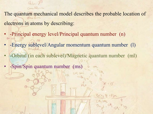 The quantum mechanical model of the atom | PPTX