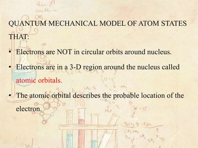 The quantum mechanical model of the atom | PPTX
