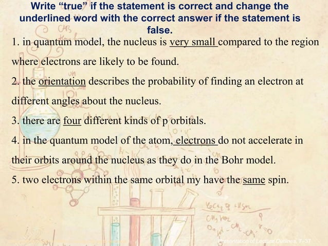 The quantum mechanical model of the atom | PPTX