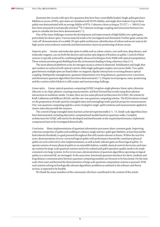 The quantum technologies roadmap | PDF | Physics | Science