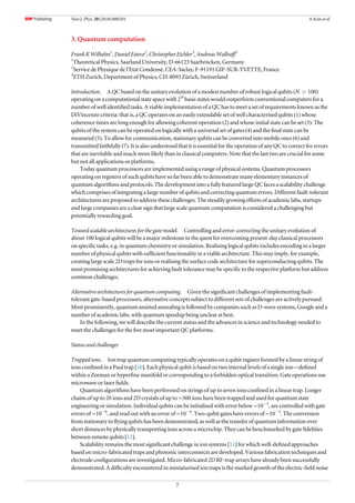 The quantum technologies roadmap | PDF | Physics | Science