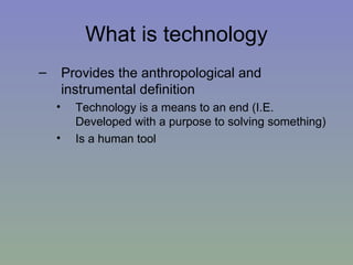 The Question Concerning Technology | PPT