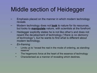 The Question Concerning Technology | PPT