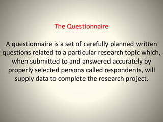 The Questionnaire.pptx