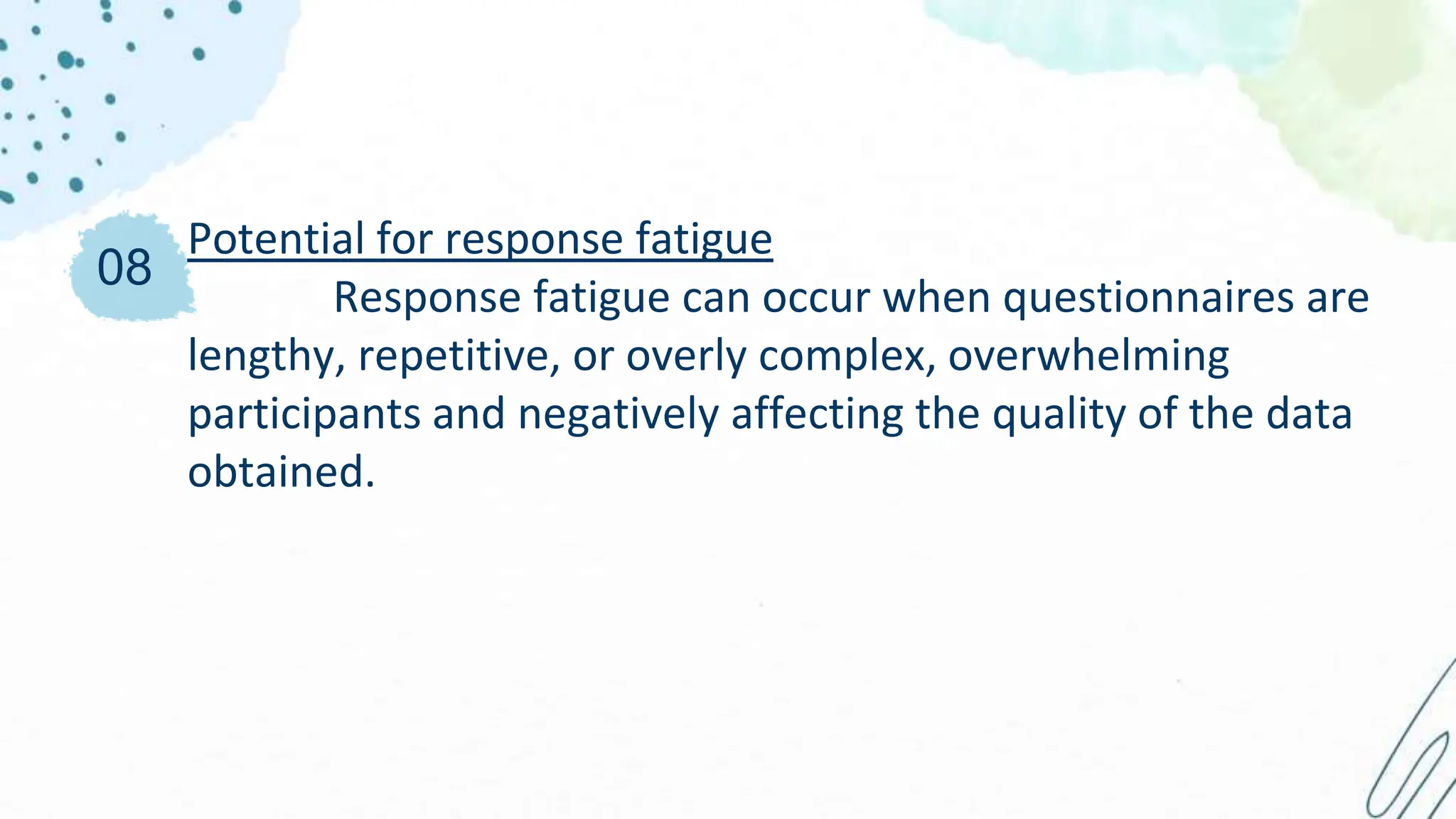 The Questionnaire, Advantages of Questionnaire and Disadvantages of a ...