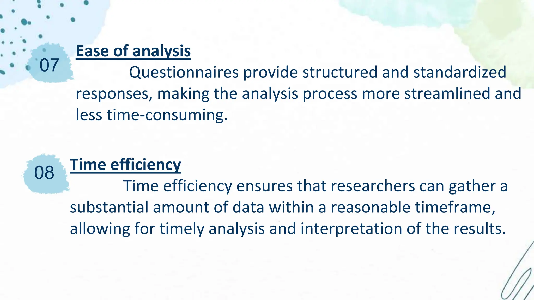 The Questionnaire, Advantages of Questionnaire and Disadvantages of a ...