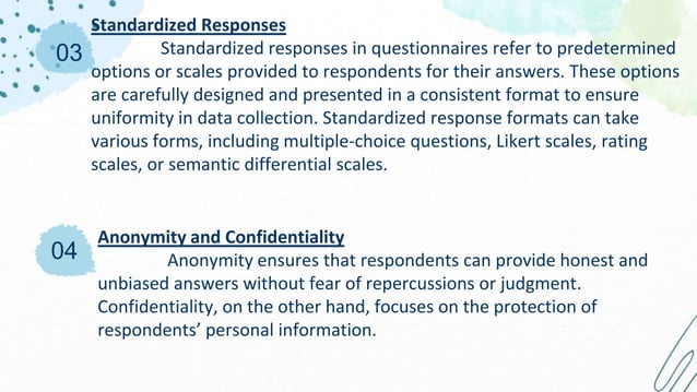 The Questionnaire, Advantages of Questionnaire and Disadvantages of a ...