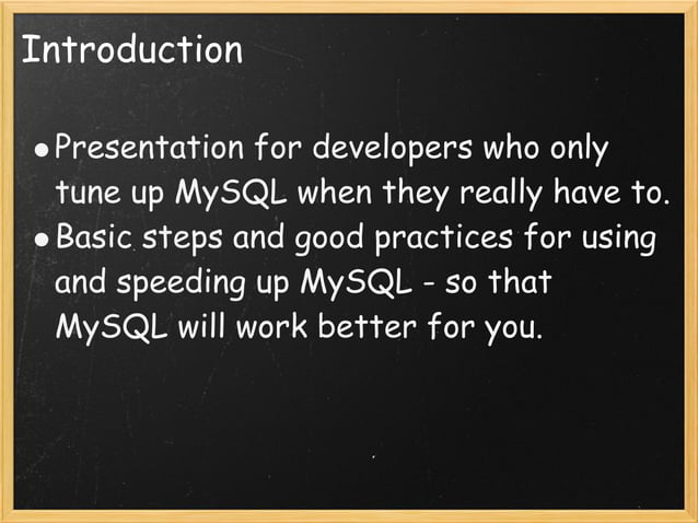 Quick And Easy Guide To Speeding Up MySQL for web developers | PDF | Databases | Computer ...
