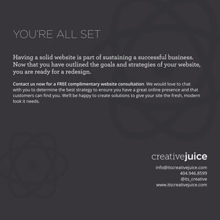 The Quick Start Guide to Website Redesign | PDF | Web Development | Internet