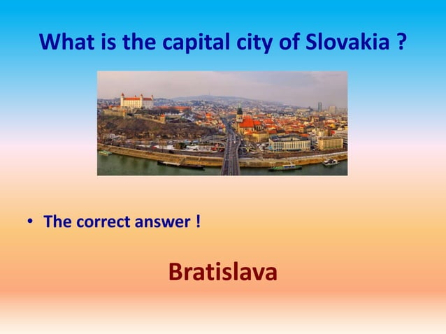 The quiz about slovakia | PPT
