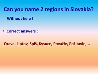 The quiz about slovakia | PPT