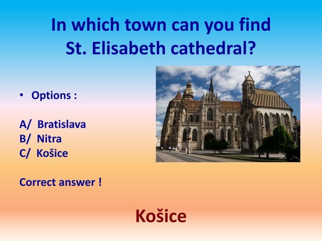 The quiz about slovakia | PPT