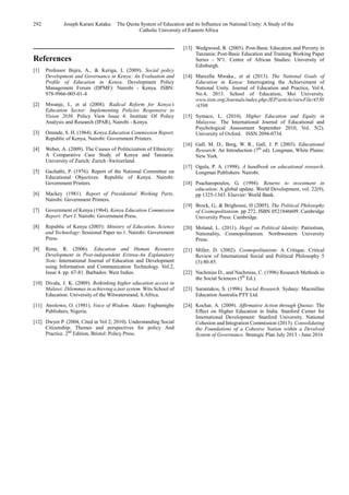 The quota system of education | PDF