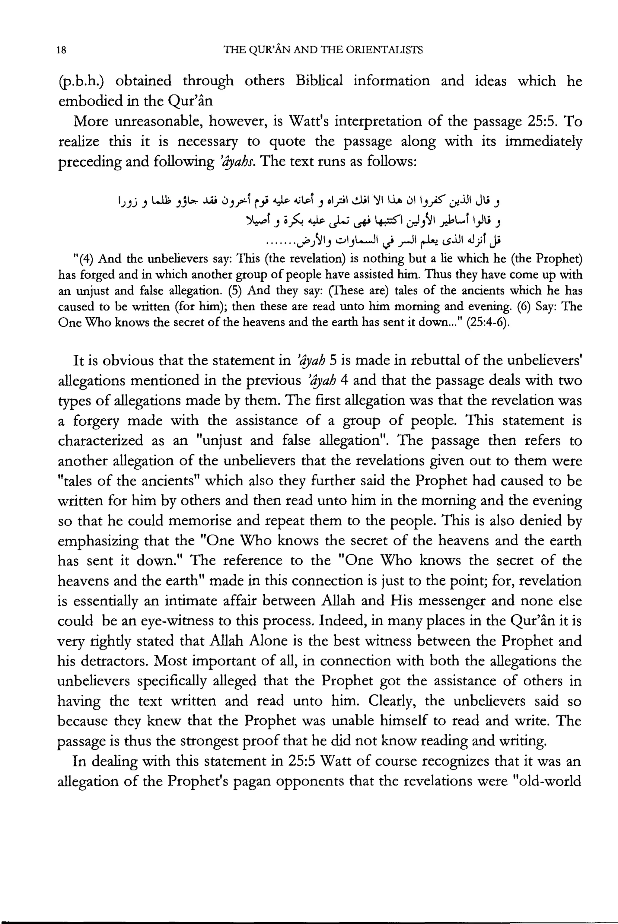 The Quran and the Orientalists by Muhammad Mohar Ali (Ex-professor, University of Madinah ...