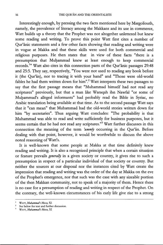 The Quran and the Orientalists by Muhammad Mohar Ali (Ex-professor, University of Madinah ...