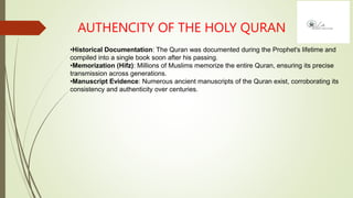 All About Basic Quran Teachings Slidepptx | PPTX