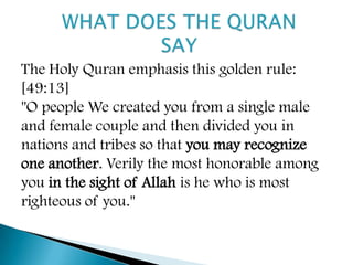 The quran –the management | PPSX
