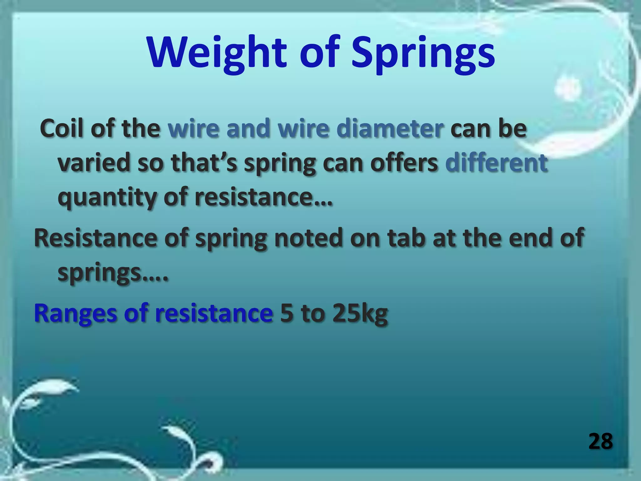 Therabands & springs presentation | PPTX