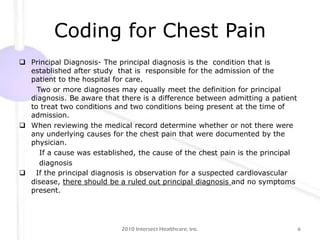 The RAC & Chest Pain MS-DRG 313 | PDF | Heart and Cardiovascular ...