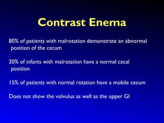 The Radiology of Malrotation | PPT