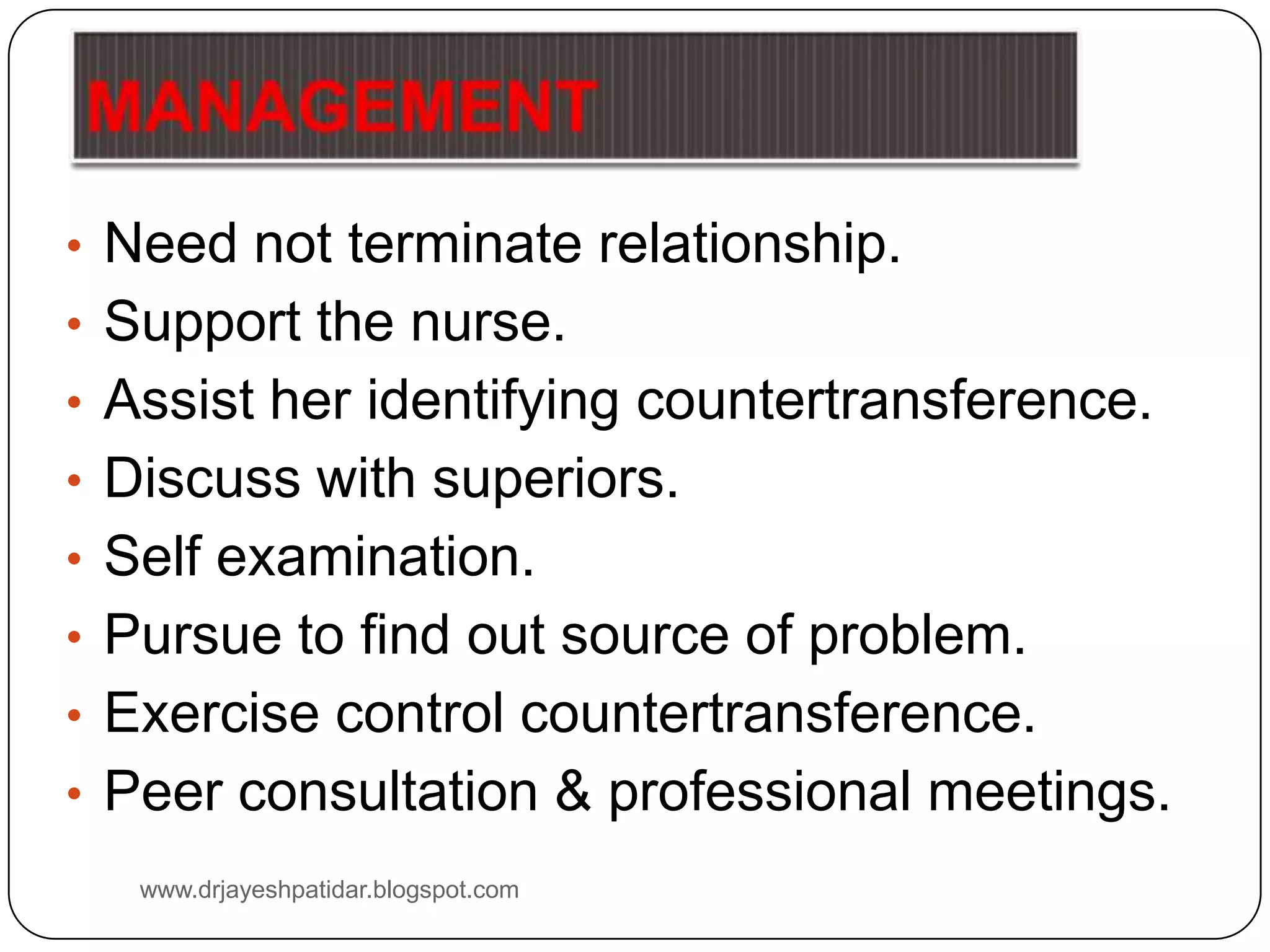 Theraeutic nurse patient relationship | PPSX