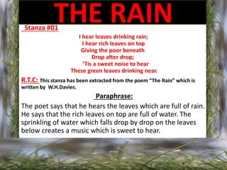 The rain | PPTX