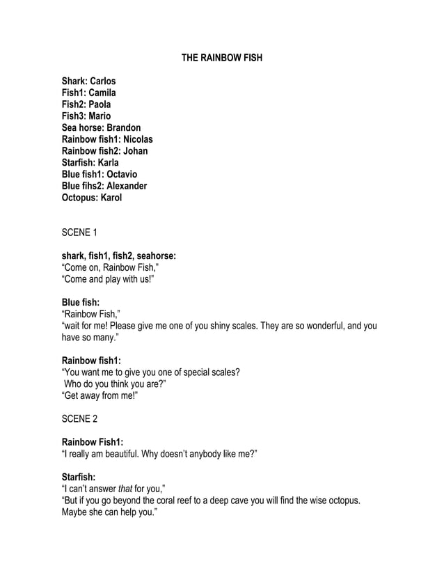 The rainbow fish (complete) | DOC