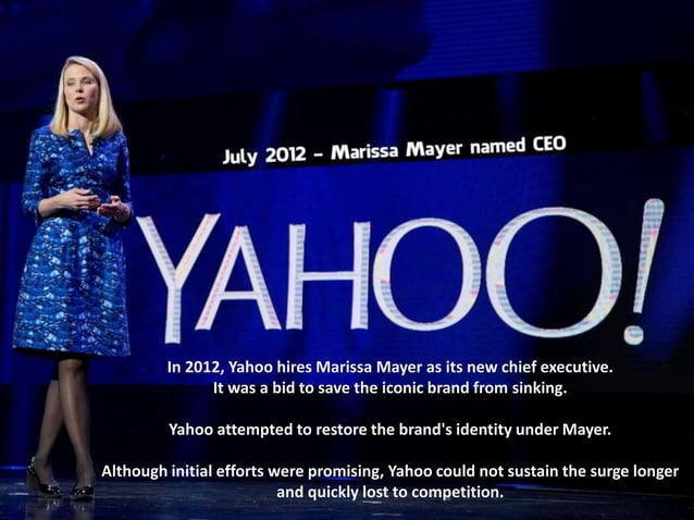The Rise and Fall of Yahoo! | PPTX | Internet | Computing