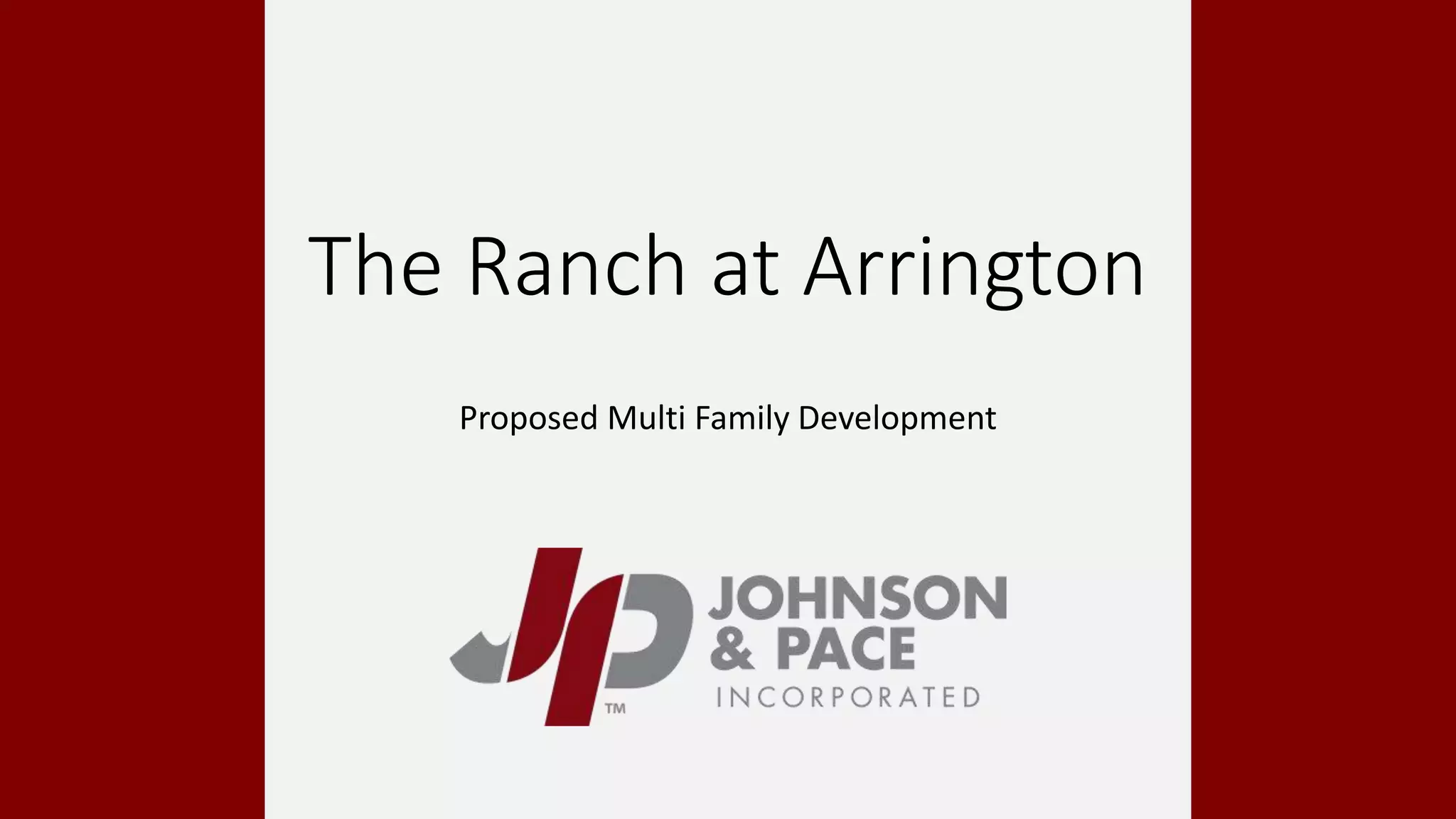 The Ranch at Arrington Proposed Development | PPT
