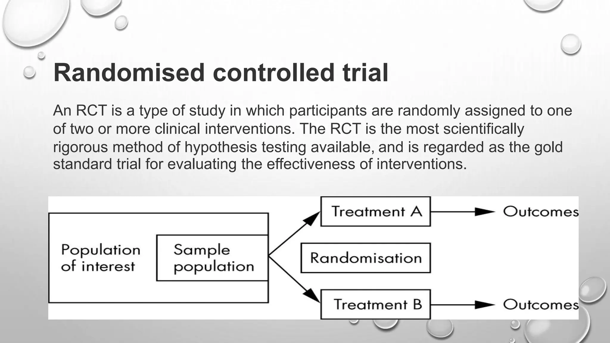 The randomised controlled trial (RCT) .pptx