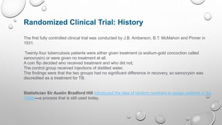 The randomised controlled trial (RCT) .pptx