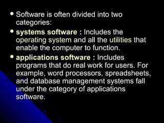 The range and scope of computer applications | PPT