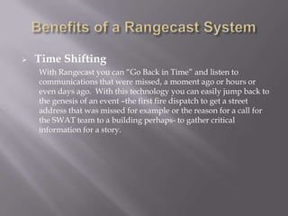 The Rangecast WebScanner Technical Presentation | PPT