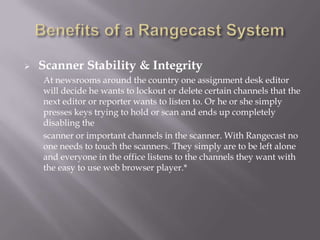 The Rangecast WebScanner Technical Presentation | PPT