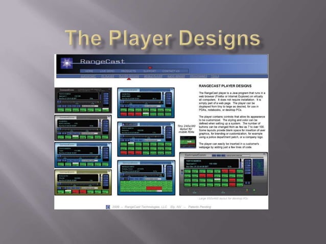 The Rangecast WebScanner Technical Presentation | PPT