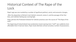 The RAPE OF THE lOCK.pptx