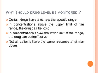 Therapeutic Drug Monitoring | PPT