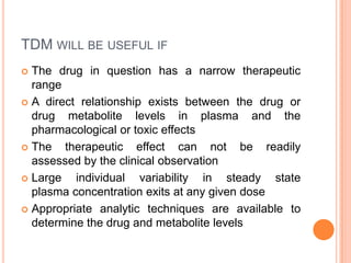 Therapeutic Drug Monitoring | PPT