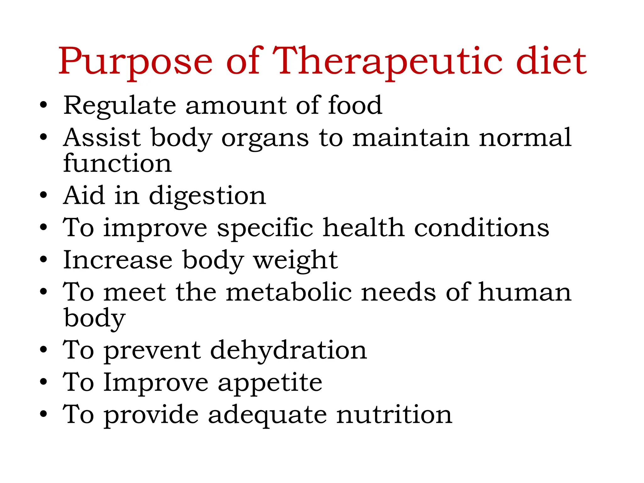 THERAPEUTIC-DIET different types of diet for various illness | PDF
