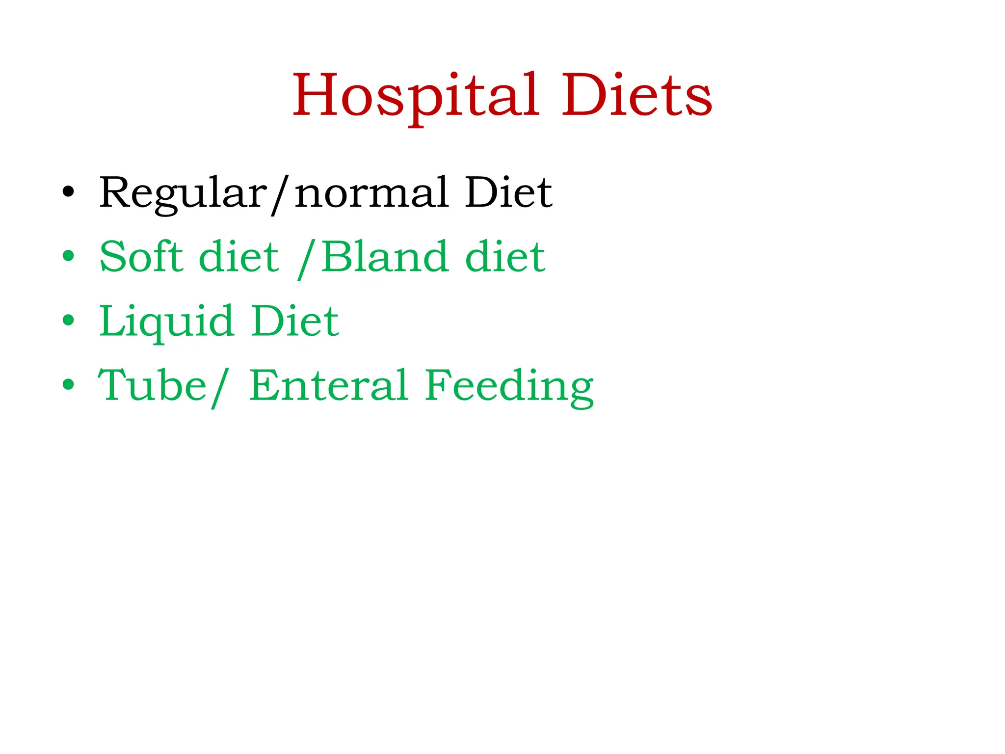 THERAPEUTIC-DIET different types of diet for various illness | PDF