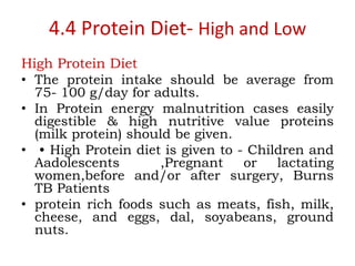 THERAPEUTIC-DIET different types of diet for various illness | PDF