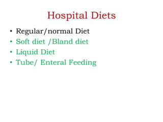 THERAPEUTIC-DIET different types of diet for various illness | PDF